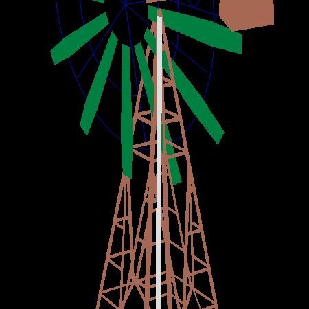 Windmill 3D DWG Model for AutoCAD • Designs CAD