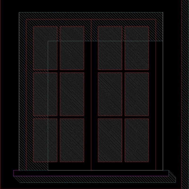 Window DWG Block for AutoCAD • Designs CAD