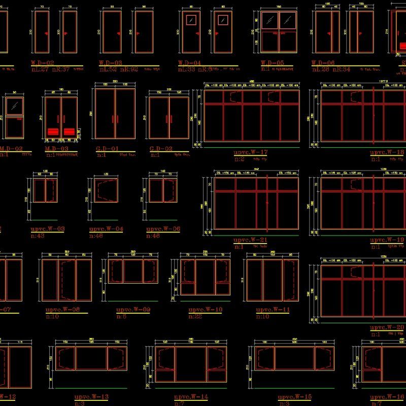 Window DWG Detail for AutoCAD • Designs CAD