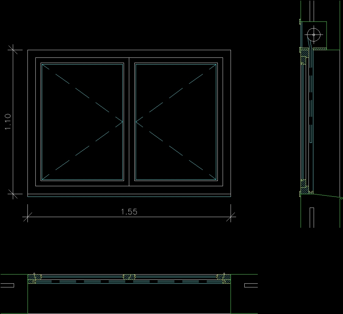 Window DWG Plan For AutoCAD Designs CAD
