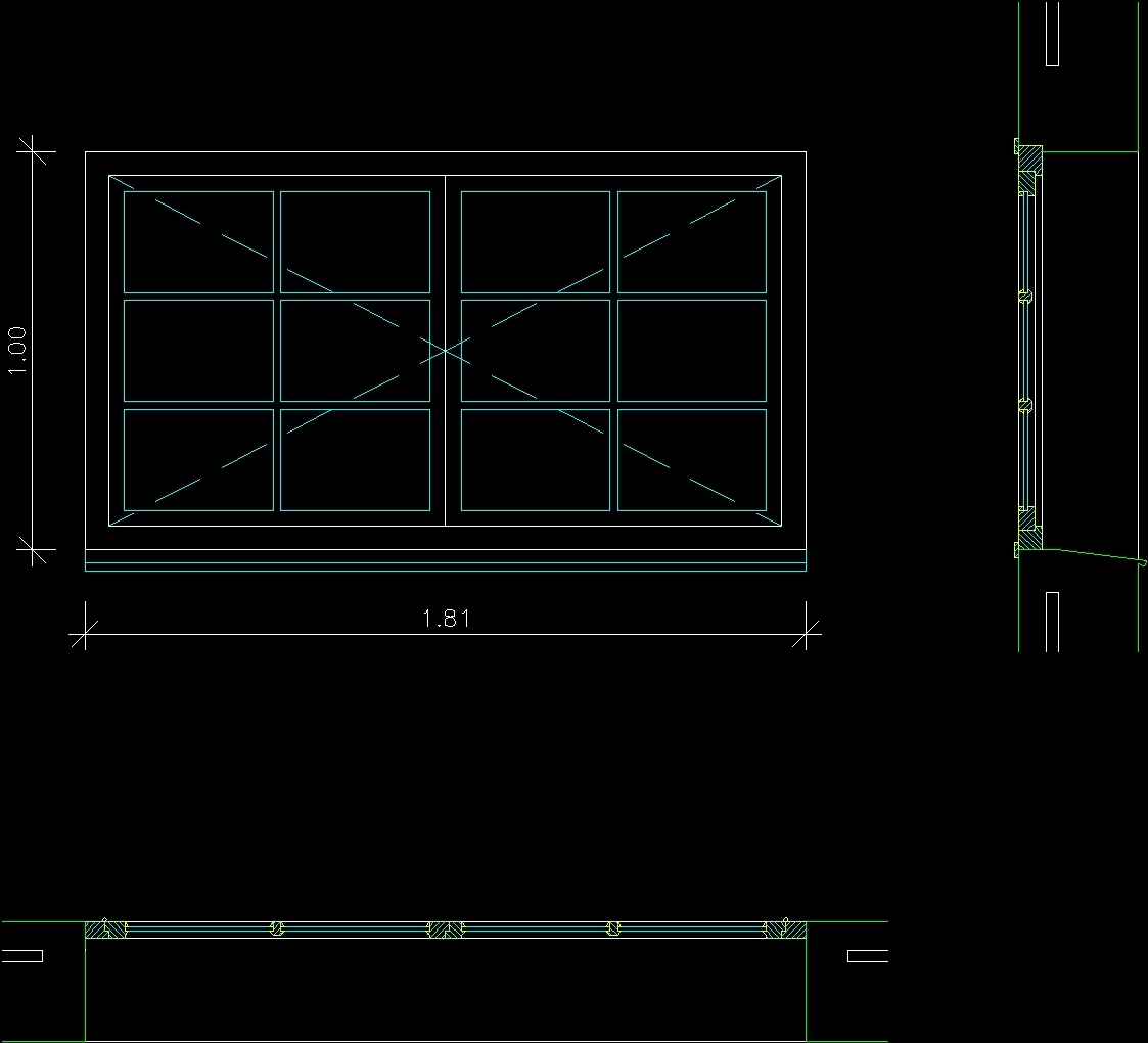 Window DWG Plan For AutoCAD Designs CAD
