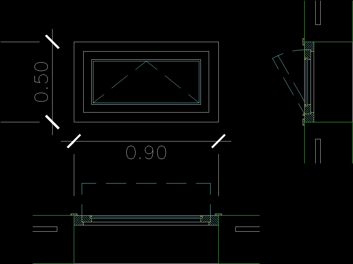 Window DWG Plan for AutoCAD • Designs CAD