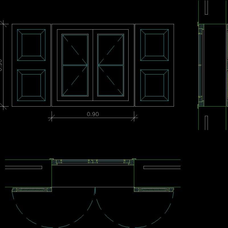 Window DWG Plan for AutoCAD • Designs CAD