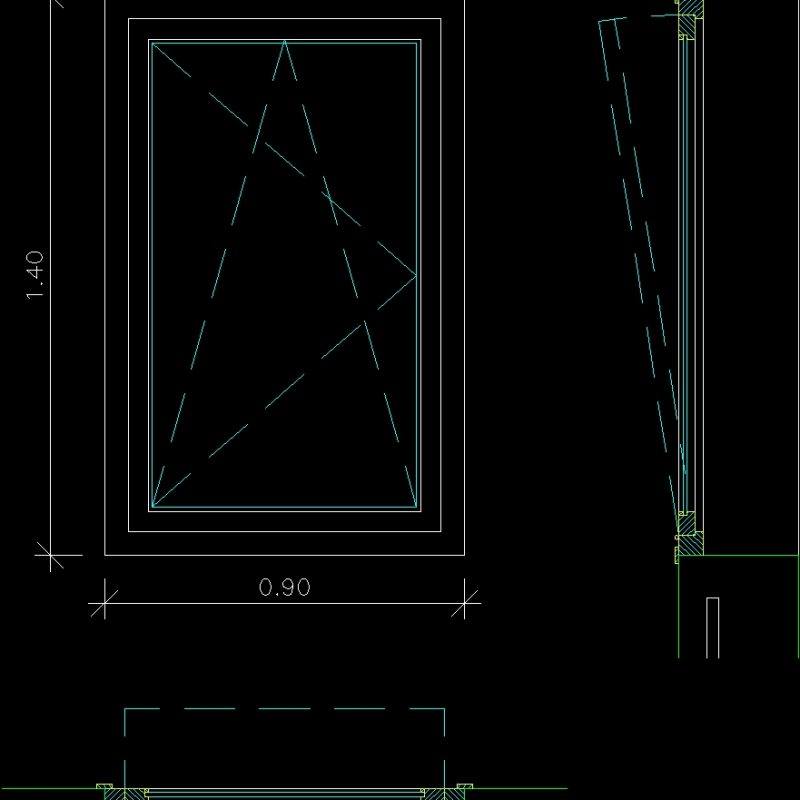 Window DWG Plan for AutoCAD • Designs CAD