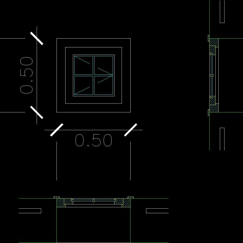 Window DWG Plan for AutoCAD • Designs CAD