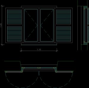Window DWG Plan for AutoCAD • Designs CAD