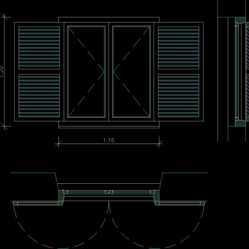 Window DWG Plan for AutoCAD • Designs CAD