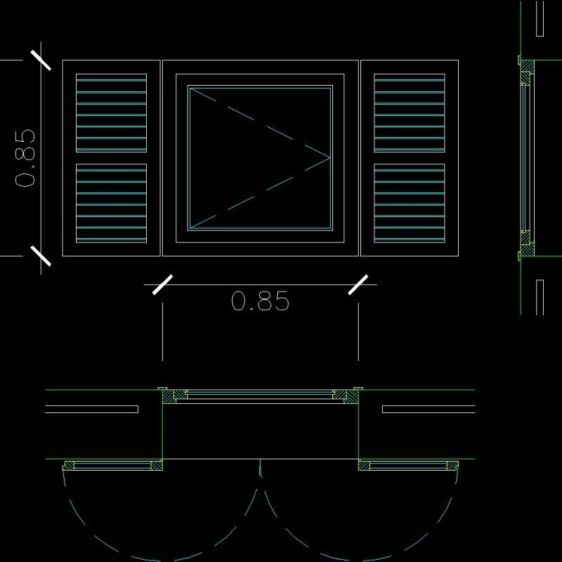 Window DWG Plan for AutoCAD • Designs CAD
