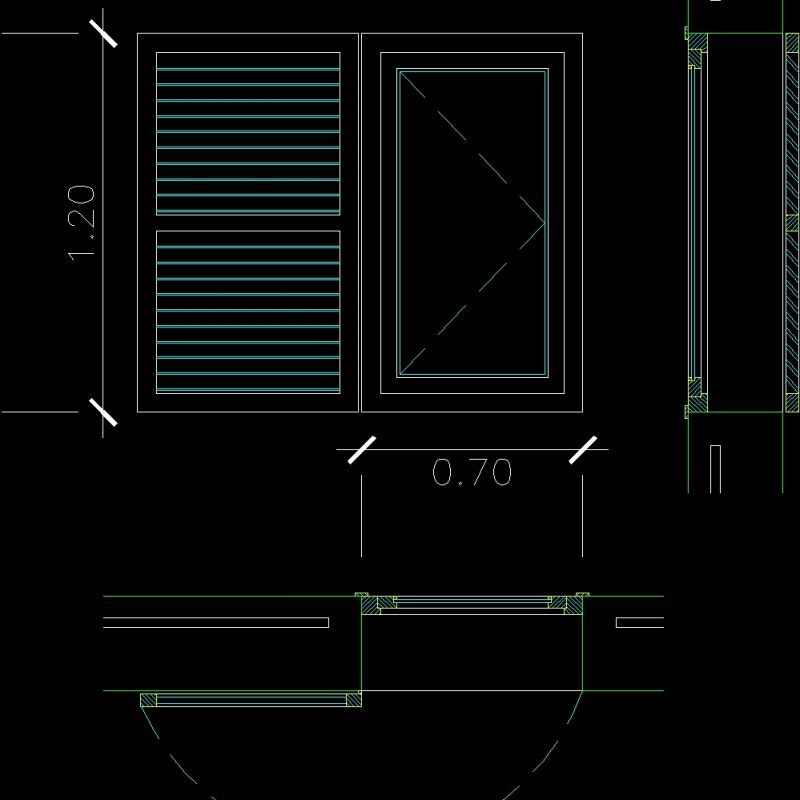 Window DWG Plan for AutoCAD • Designs CAD