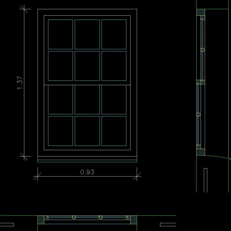 Window DWG Plan for AutoCAD • Designs CAD