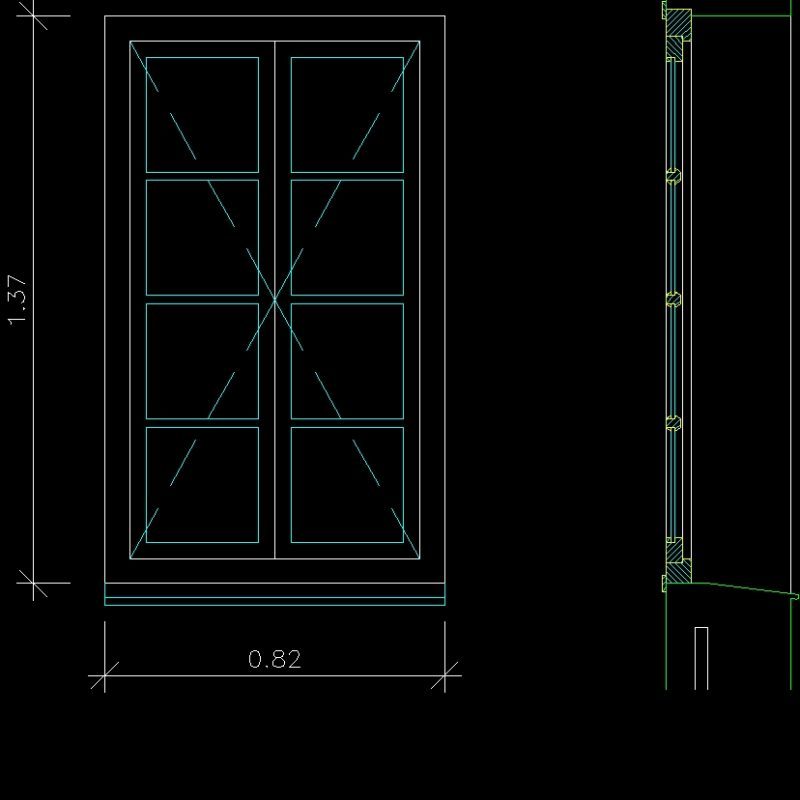 Window DWG Plan for AutoCAD • Designs CAD