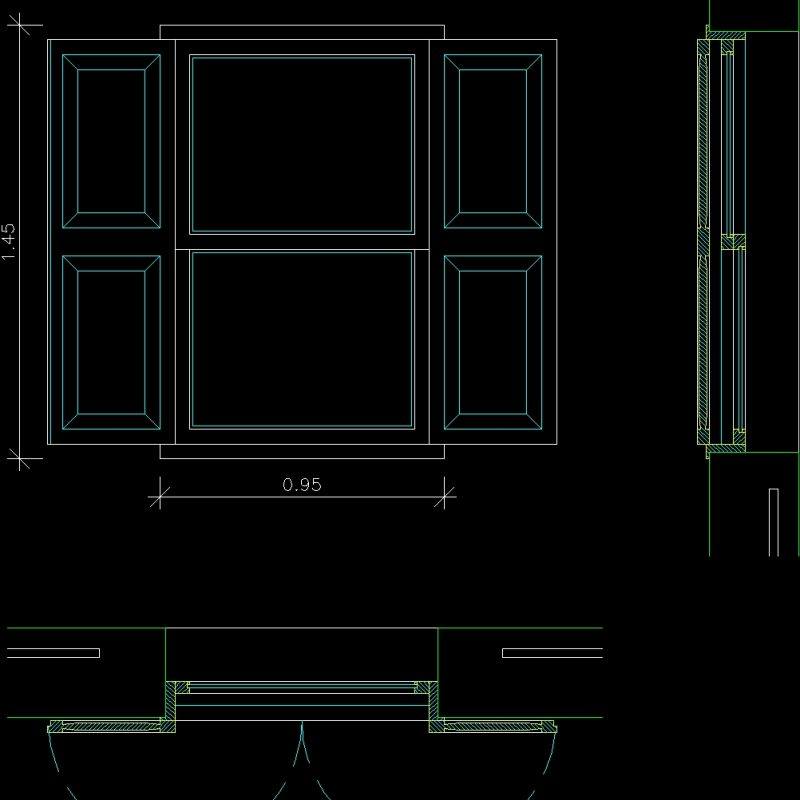 Window DWG Plan for AutoCAD • Designs CAD