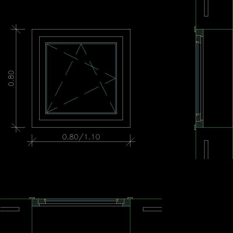 Window DWG Plan for AutoCAD • Designs CAD