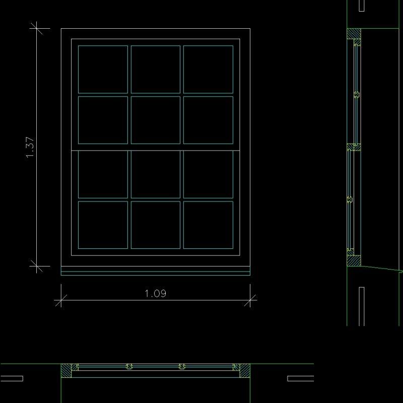 Window DWG Plan for AutoCAD • Designs CAD