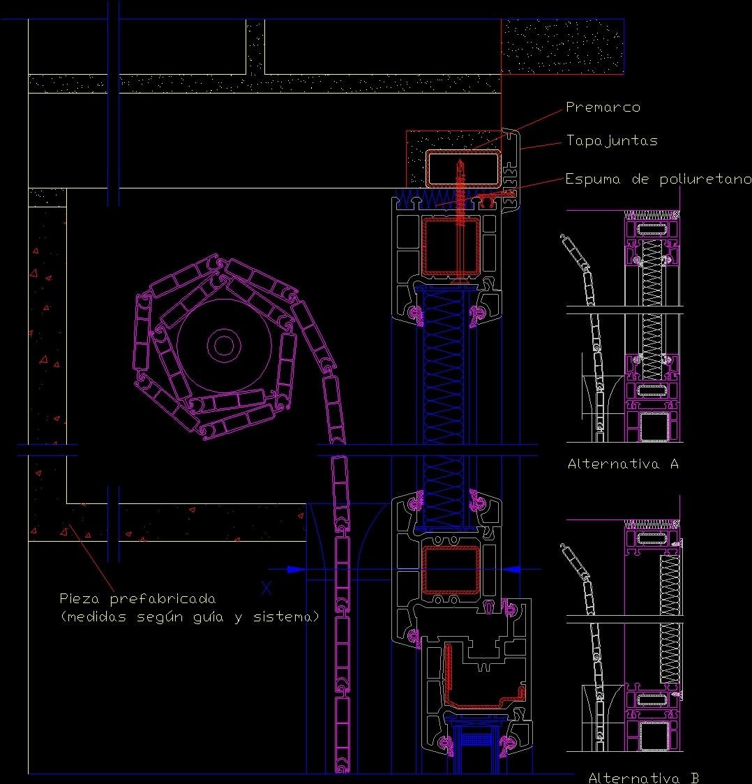 Window With Scrolling Blind Detail DWG Detail for AutoCAD • Designs CAD Window With Scrolling Blind Detail DWG Detail for AutoCAD • Designs CAD