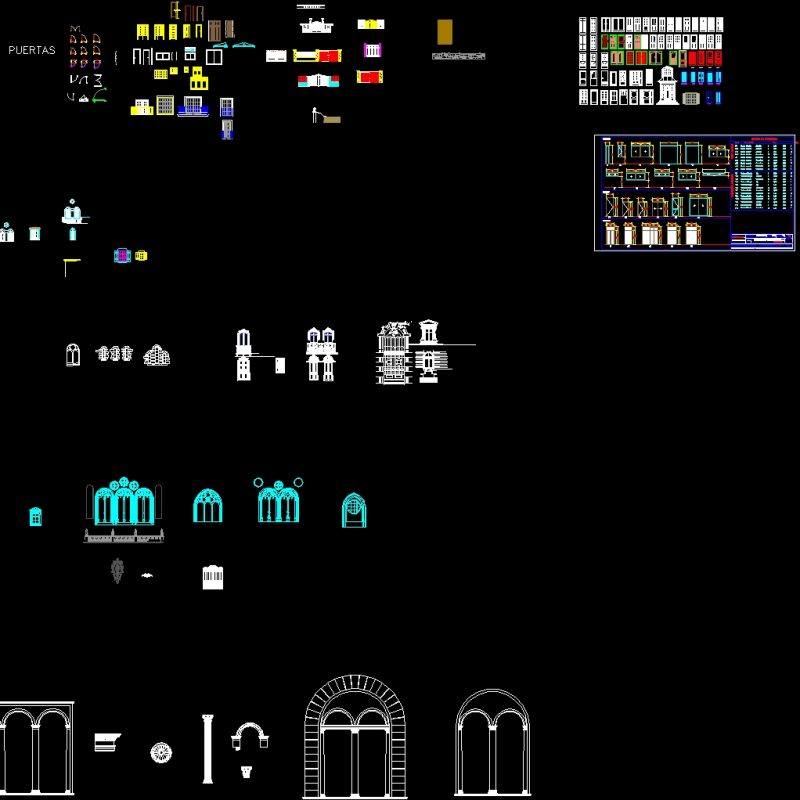 Detailed Window Dwg Free Cad Blocks Download