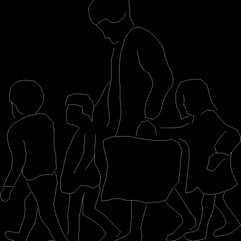 Woman 004 DWG Block for AutoCAD • Designs CAD