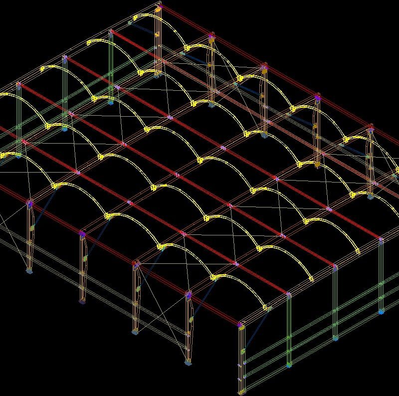 Wood Warehouse 3D DWG Model for AutoCAD • Designs CAD