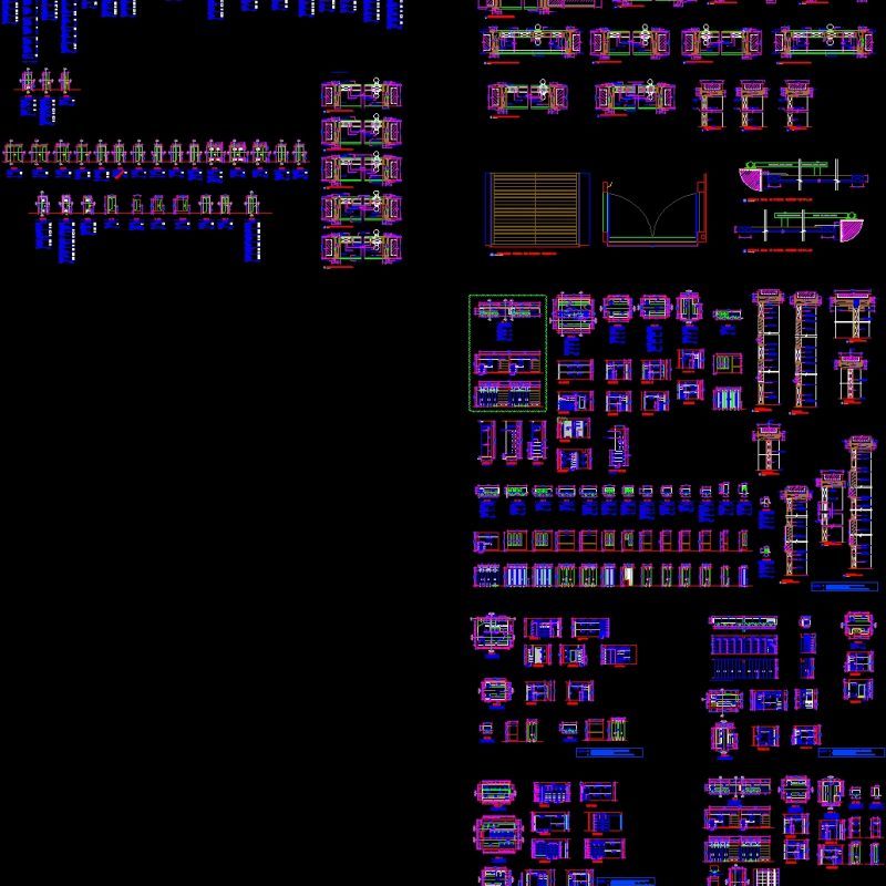 Woodwork Details DWG Detail for AutoCAD • Designs CAD