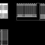 Wrought Iron Security Gates--Various Styles DWG Plan for AutoCAD ...