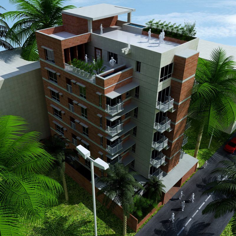 Residential Building DWG Block for AutoCAD • Designs CAD