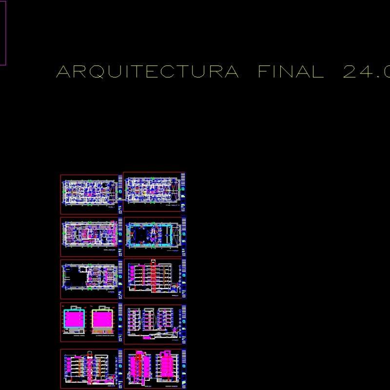 Apartaments Builiding DWG Block for AutoCAD | DesignsCAD