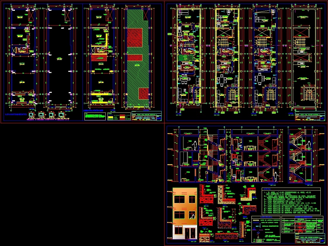 Apartment Building - Project DWG Full Project for AutoCAD • Designs CAD