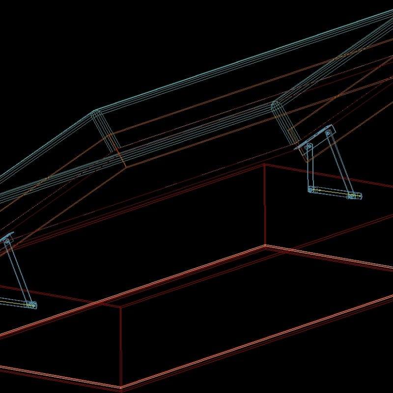 Bed - Box DWG Block for AutoCAD • Designs CAD