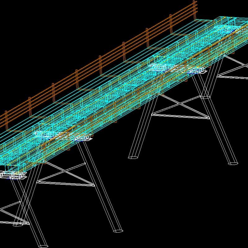 Bridge 3D DWG Model for AutoCAD • Designs CAD