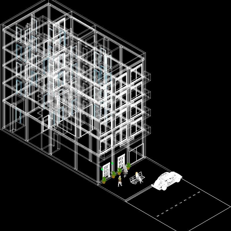Building Rivadavia - 3D DWG Model for AutoCAD • Designs CAD