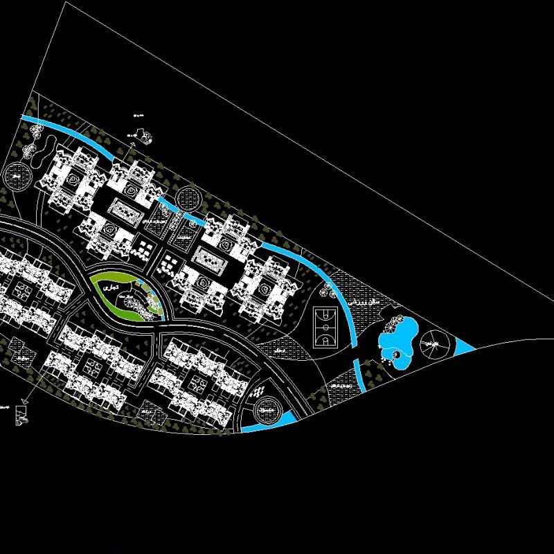 Cabins Complex DWG Block for AutoCAD • Designs CAD