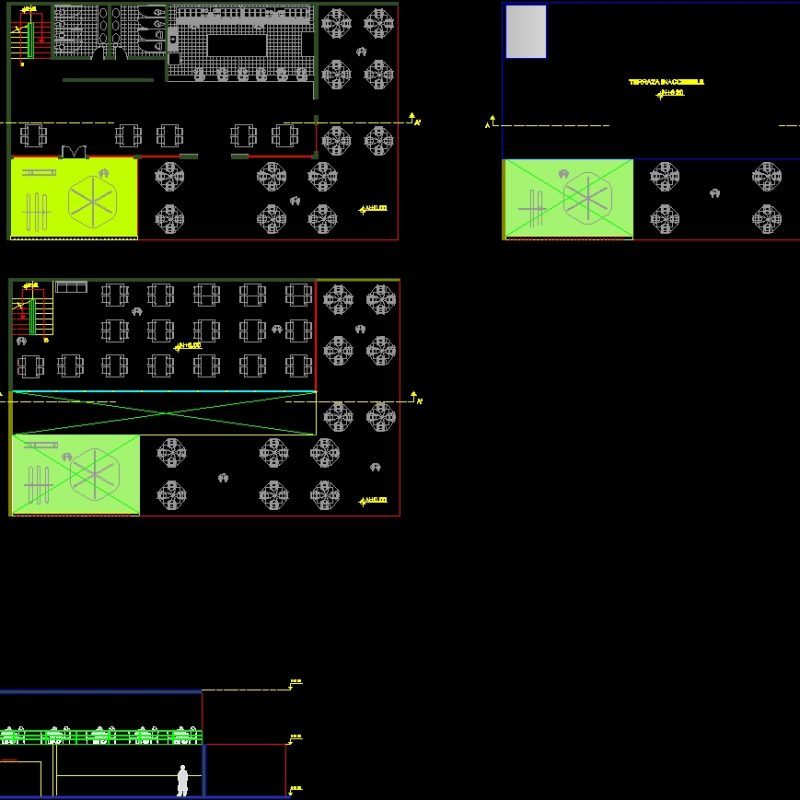 Cafeteria Cafeteria DWG Plan for AutoCAD • Designs CAD