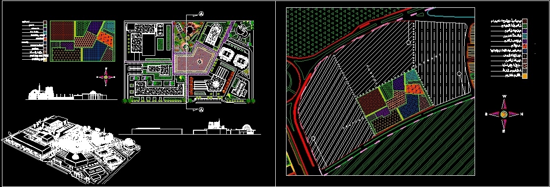 Center Of Residential Neighborhood DWG Block for AutoCAD • Designs CAD