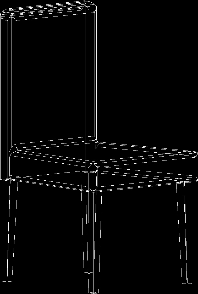 Chair Lounge 3D DWG Model for AutoCAD • Designs CAD