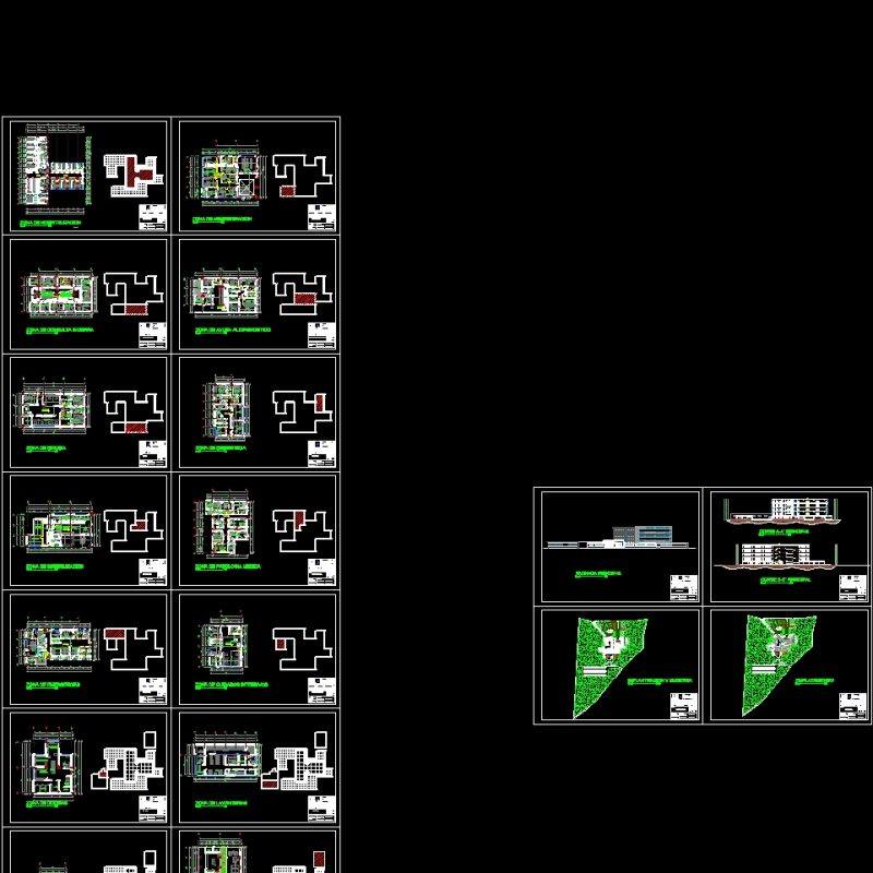 Clinic, Designed For Infectious Diseases DWG Block for AutoCAD ...