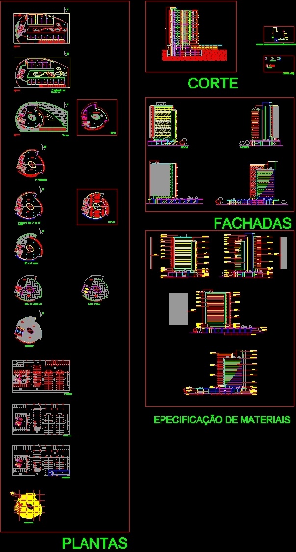 Commercial And Office Building Project DWG Full Project for AutoCAD ...