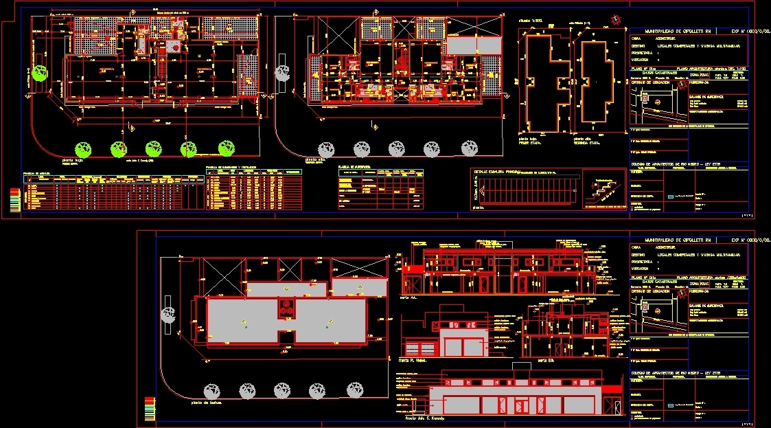 Commercial And Residential DWG Full Project for AutoCAD • Designs CAD