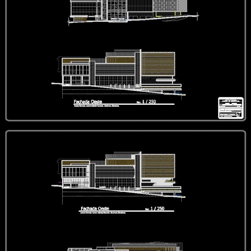 Commercial Center And Conventions DWG Block for AutoCAD • Designs CAD