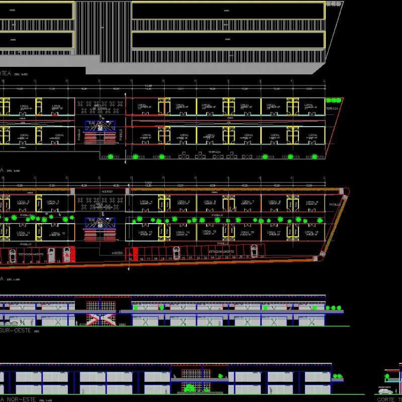 Commercial Plaza DWG Block for AutoCAD • Designs CAD