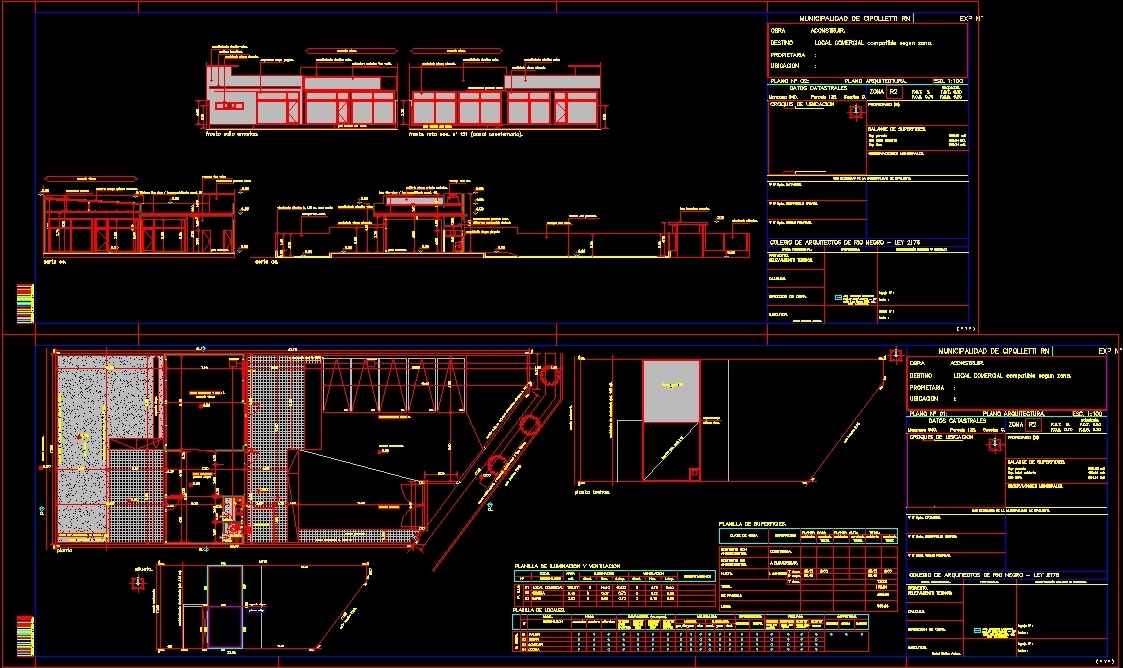 Commercial Store - Work Shop DWG Section for AutoCAD • Designs CAD