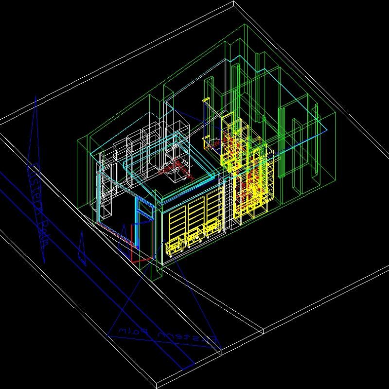Commercial Store 3D DWG Model for AutoCAD • Designs CAD