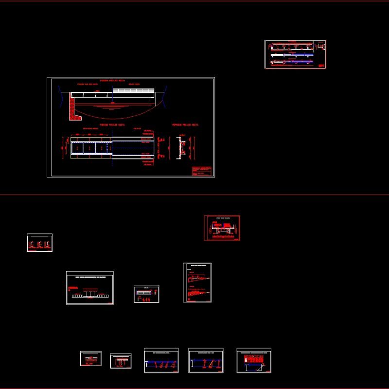 Composite Bridge Structures 3D DWG Full Project for AutoCAD • Designs CAD