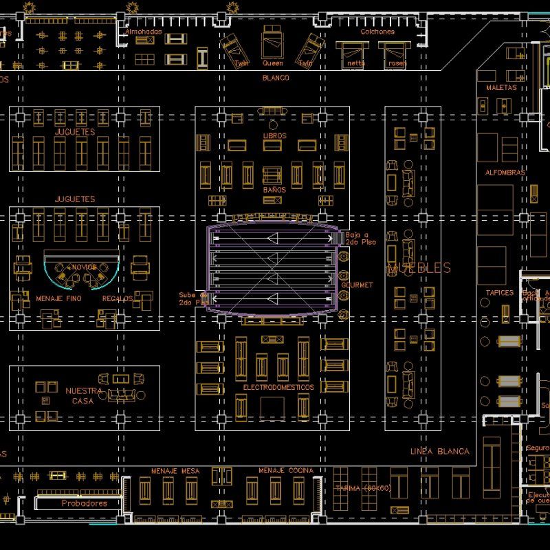 Department Store DWG Block for AutoCAD • Designs CAD