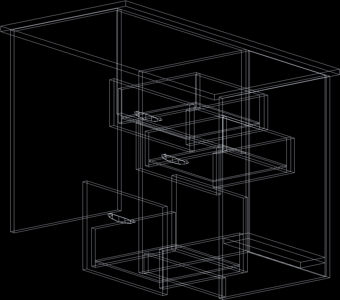 Desk 120 Cm Mod 001 DWG Block for AutoCAD • Designs CAD