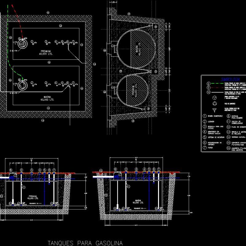 Detail Of Fuel Tank DWG Detail for AutoCAD • Designs CAD