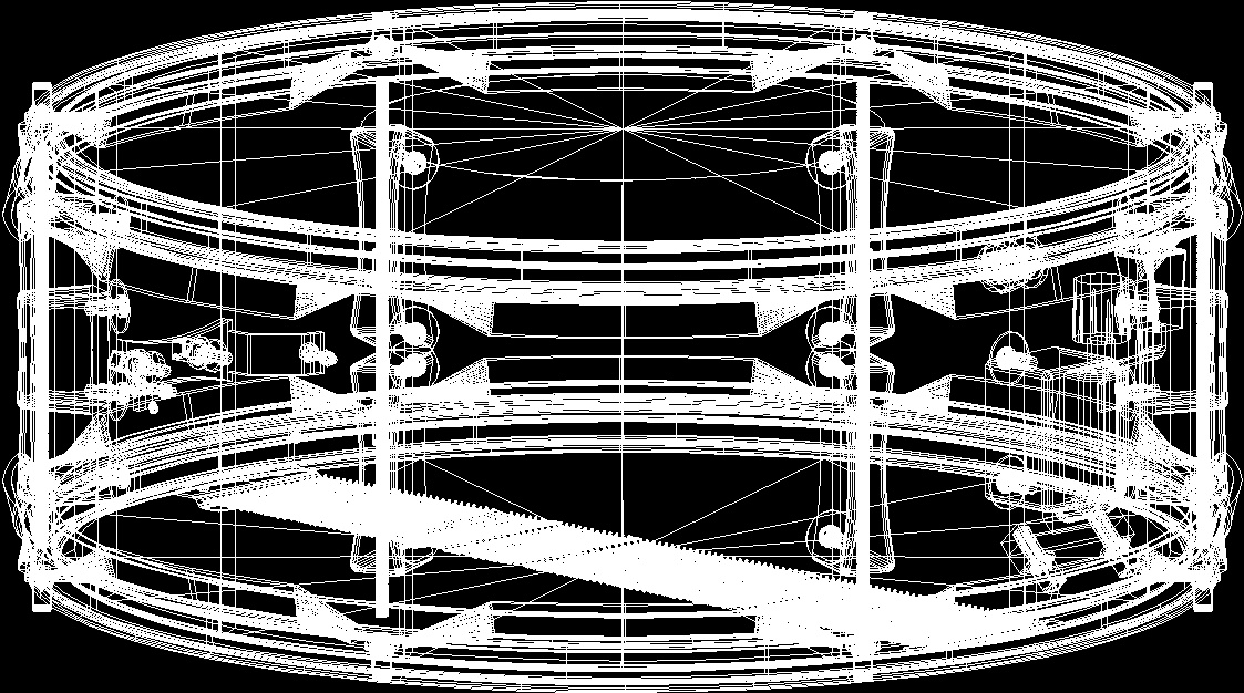 Drum 5 X 13 3D DWG Model for AutoCAD • Designs CAD