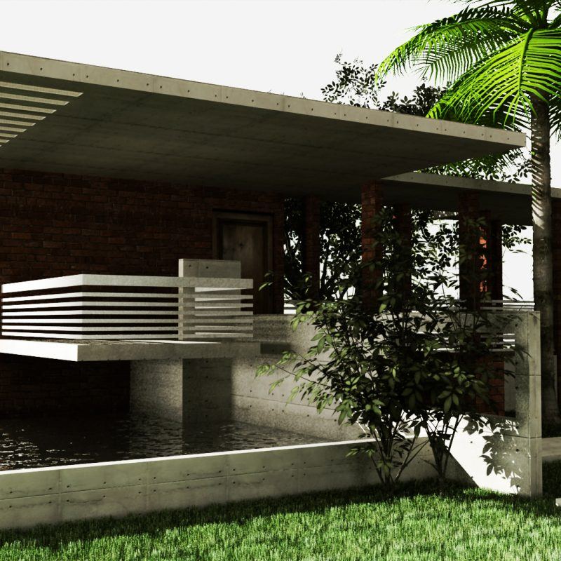 One Person House (Artist Studio) DWG Block for AutoCAD • Designs CAD