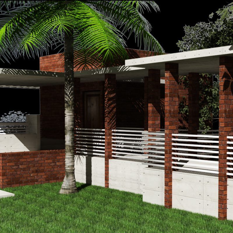 One Person House (Artist Studio) DWG Block for AutoCAD • Designs CAD