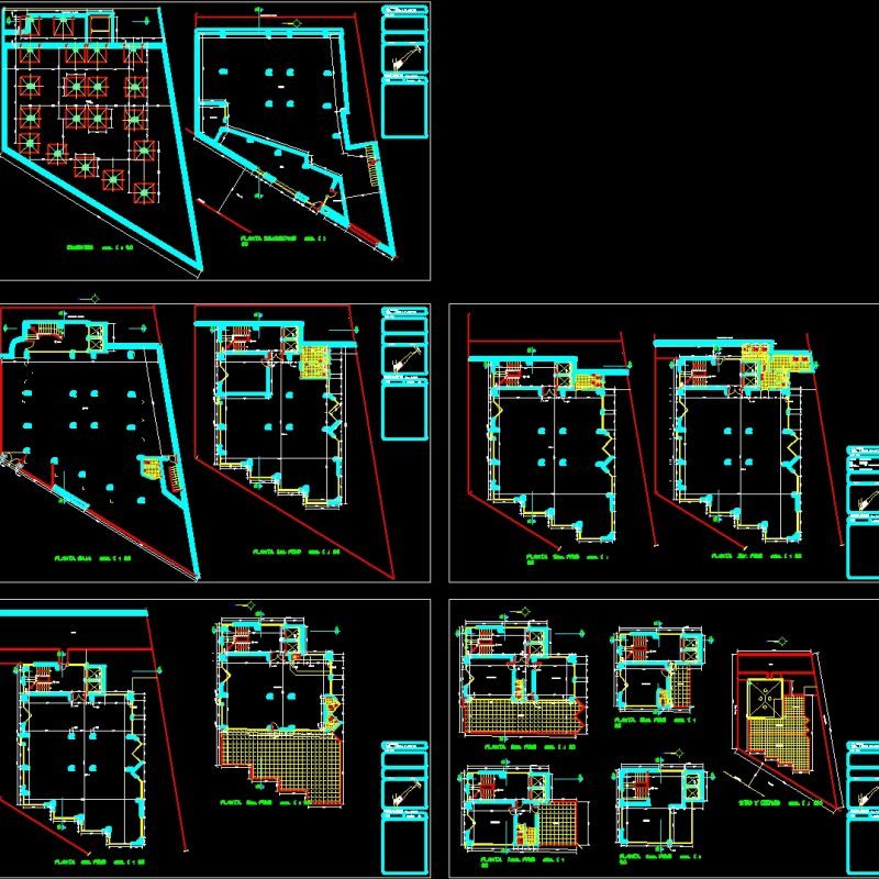 Event Hall DWG Section for AutoCAD • Designs CAD