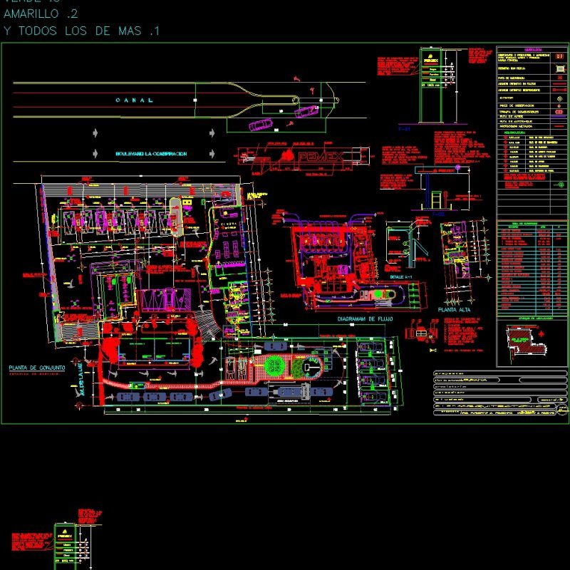 Gasoline - Service Station DWG Block for AutoCAD • Designs CAD
